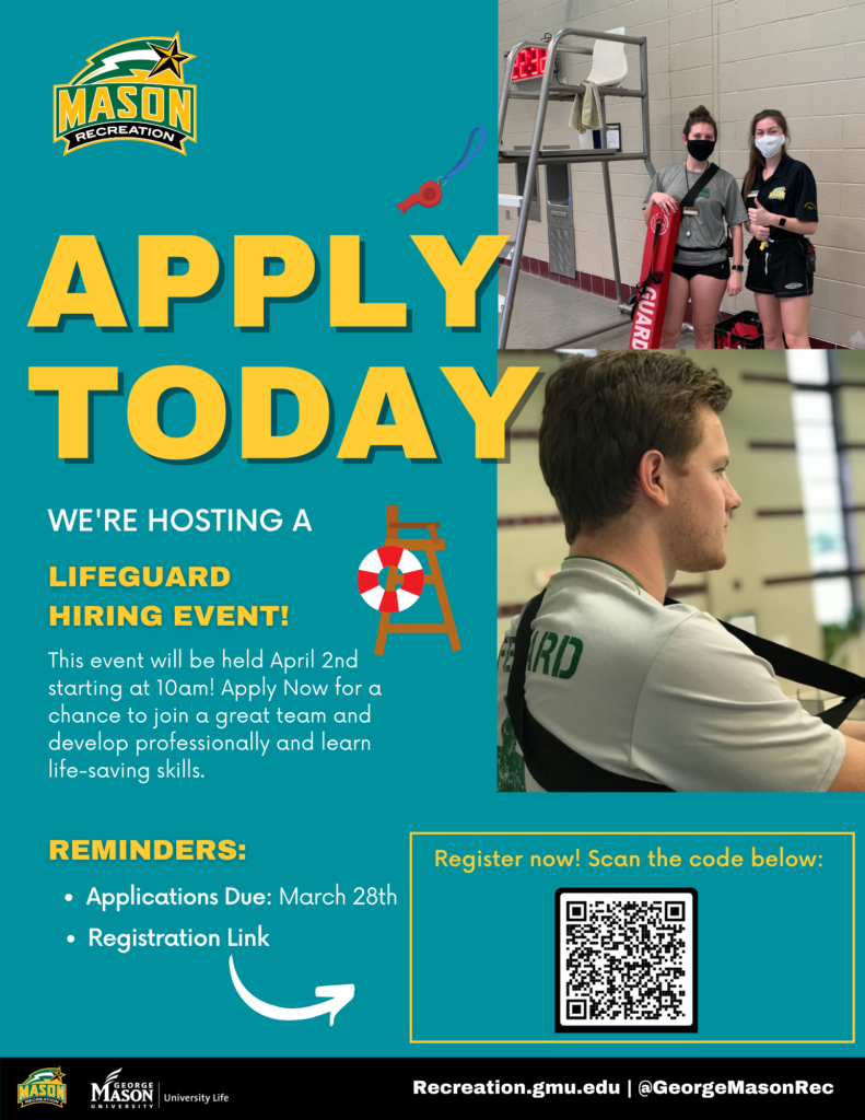 Lifeguard Hiring Event - Mason Recreation